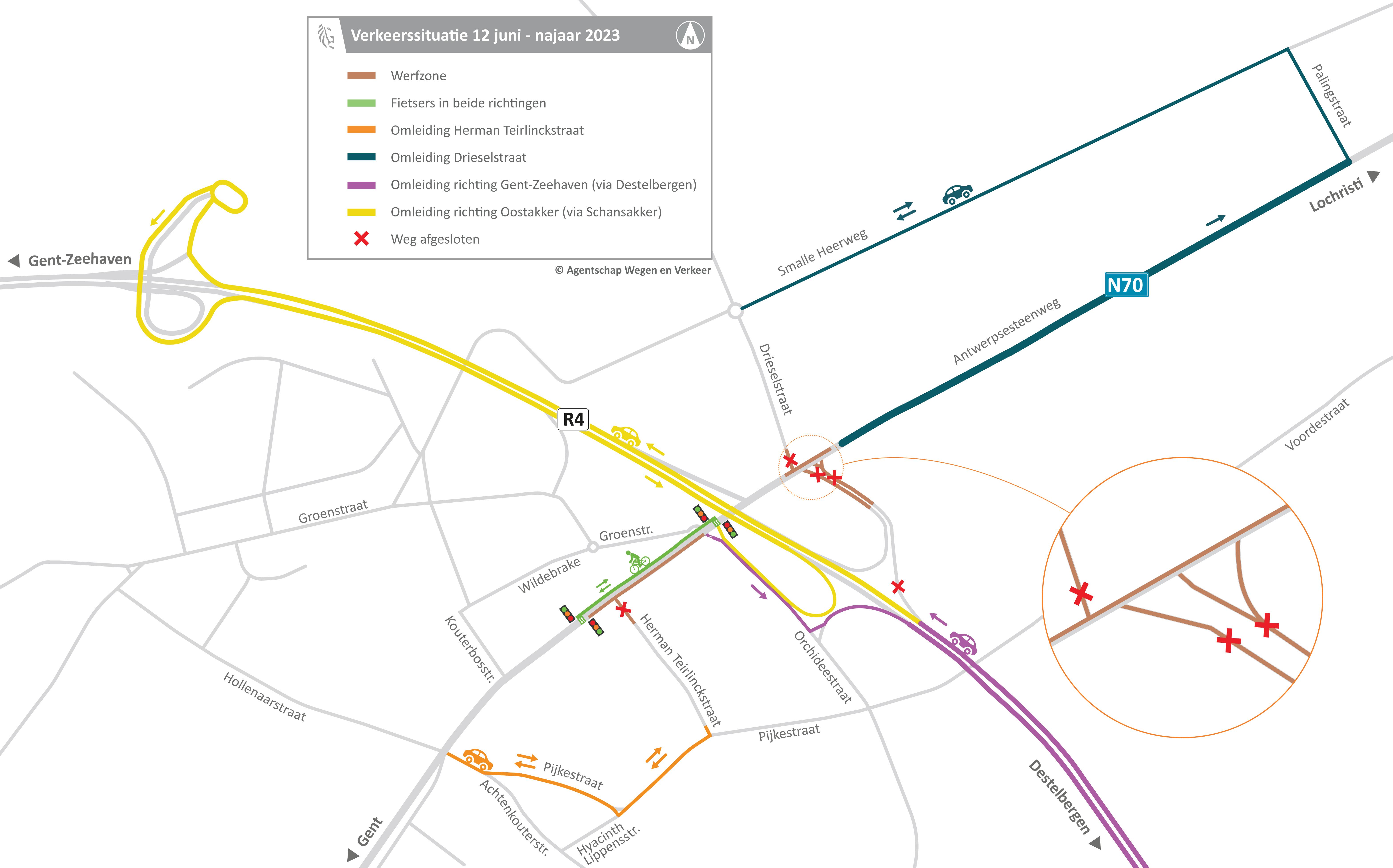 Actuele hinder | Wegen en verkeer